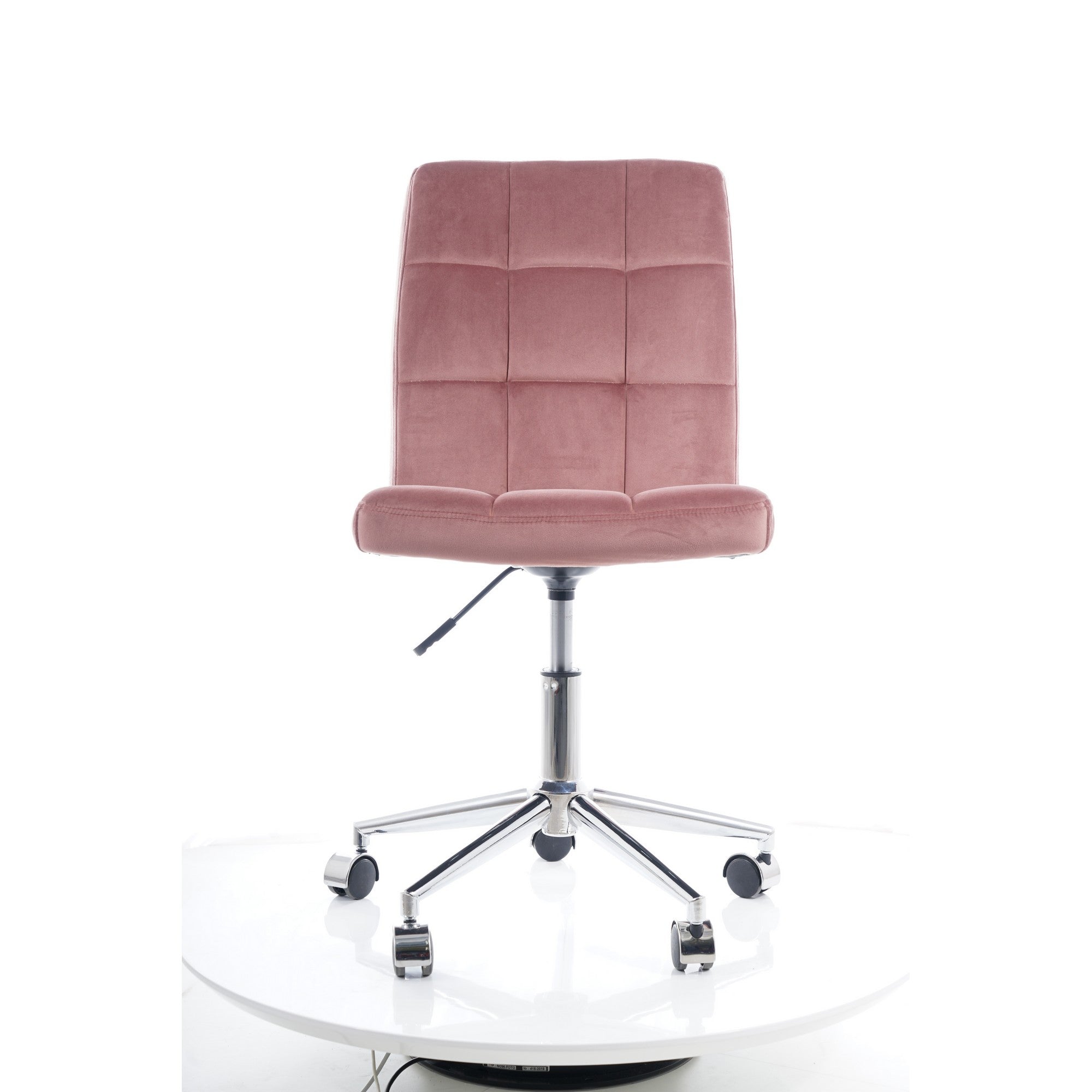 Scaun tapitat Q-020, roz, 87x45-55x45x40 cm | OCEAN.ro ️